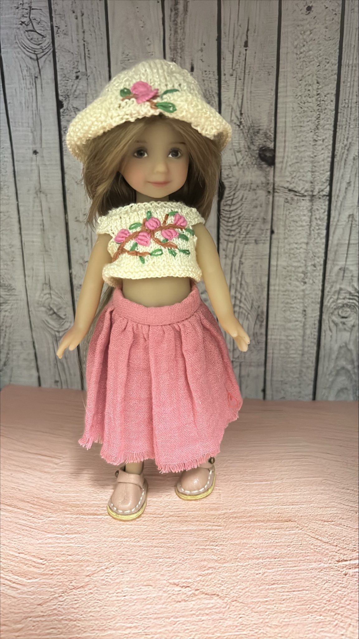 Outfit (pink flowers) – Little Charming Shop